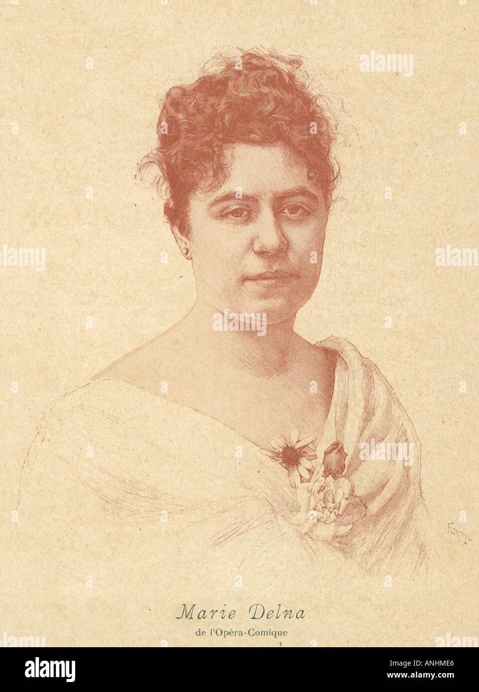 Marie Delna Singer Stock Photo - Alamy