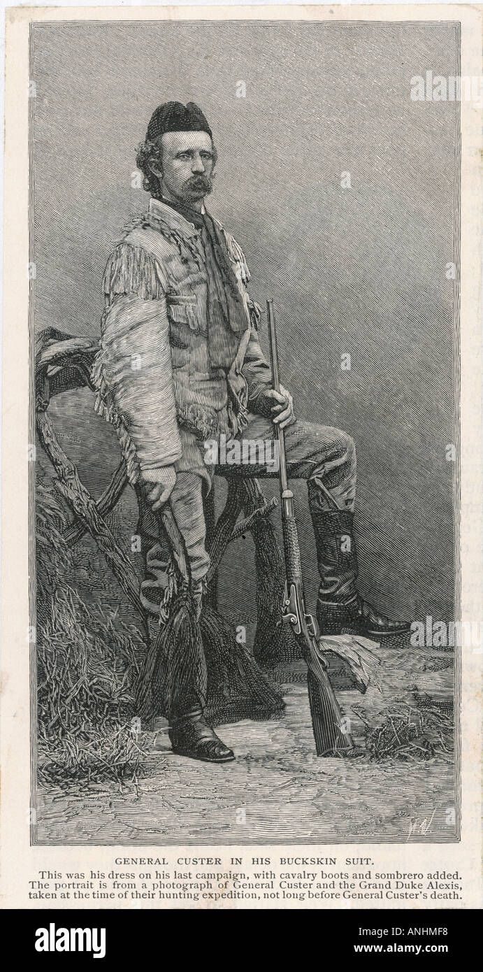 Custer 1839 1876 Stock Photo - Alamy
