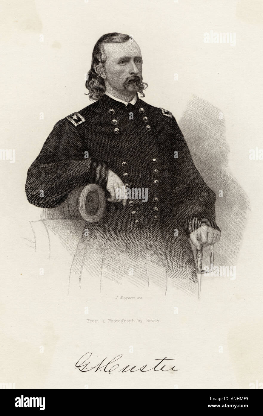 Custer 1839 1876 Stock Photo - Alamy