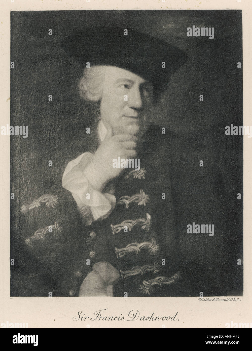 Sir Francis Dashwood Stock Photo - Alamy