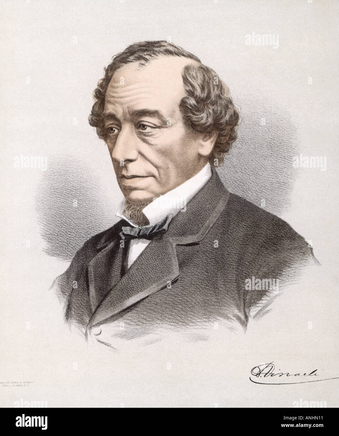 Benjamin disraeli earl of beaconsfield hi-res stock photography and ...