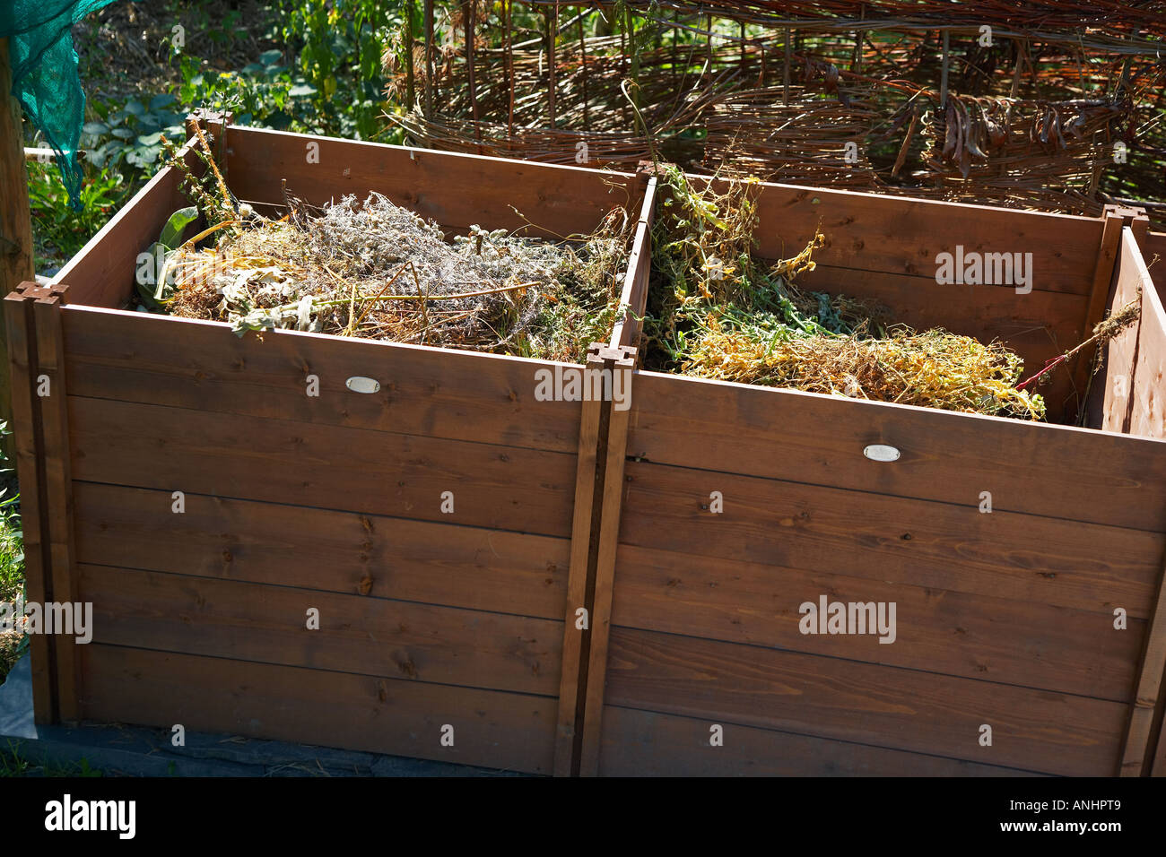 Compost Heap and Containers at the Centre for Alternative Technology in ...