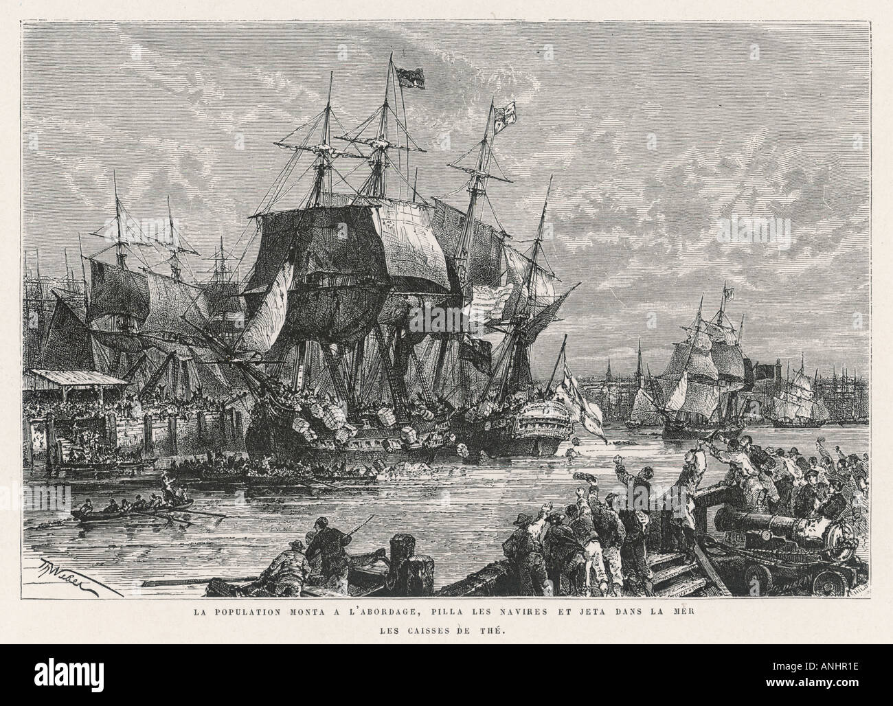 Boston tea party hi-res stock photography and images - Alamy