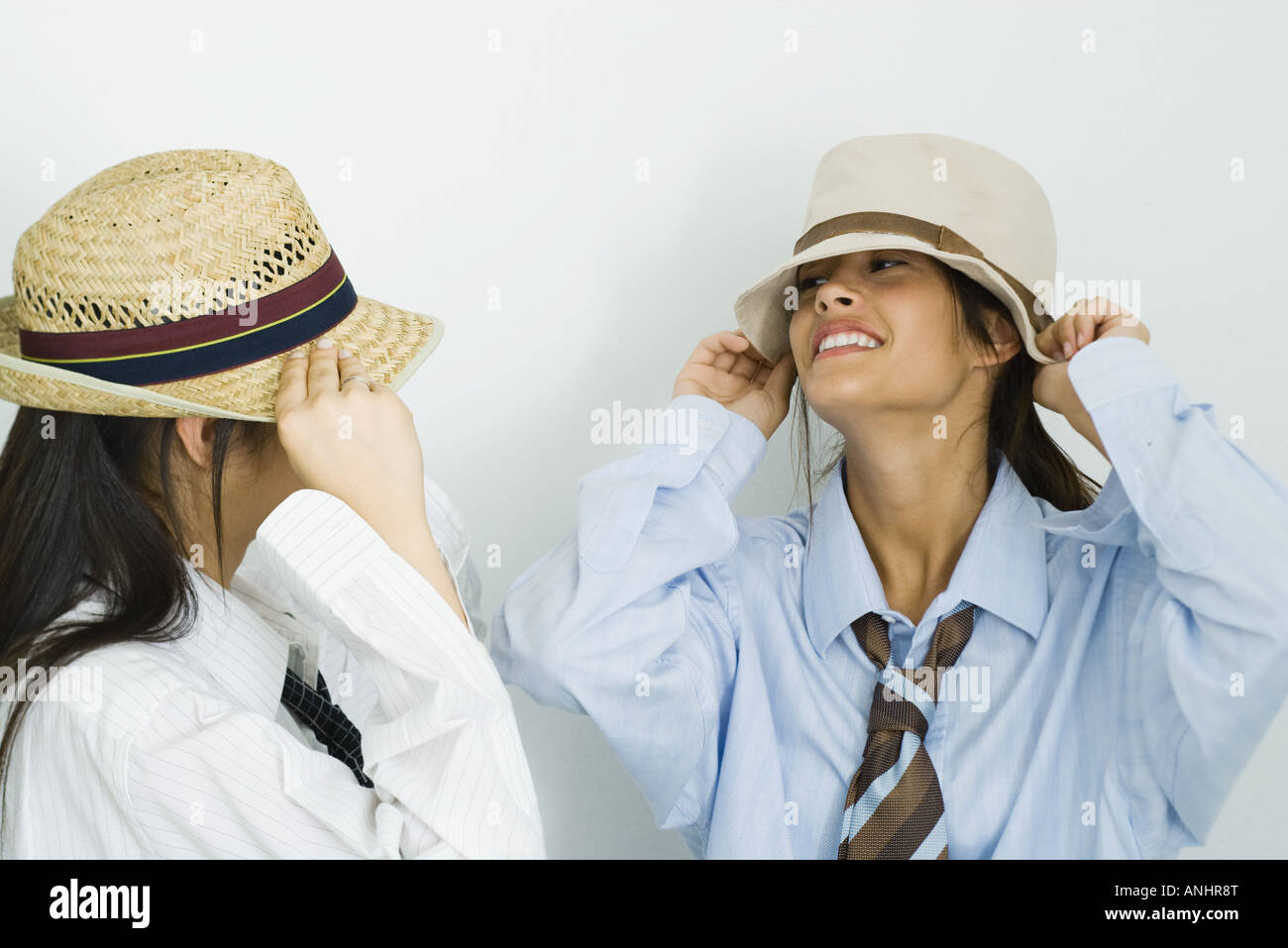 Two People Facing Each Other High Resolution Stock Photography and ...