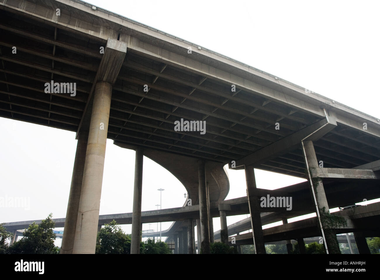 Overpasses, low angle view Stock Photo - Alamy