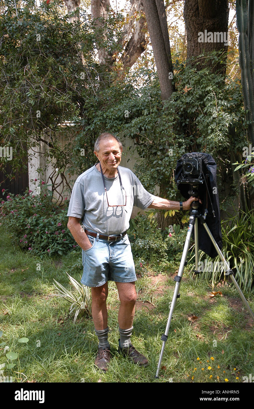 South African photographer David Goldblatt. at his home in Johannesburg ...
