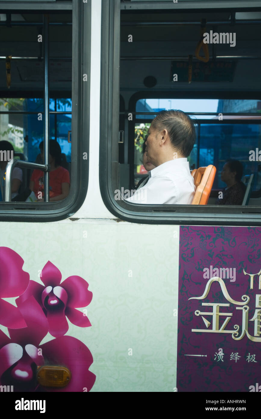 City bus, cropped view Stock Photo - Alamy