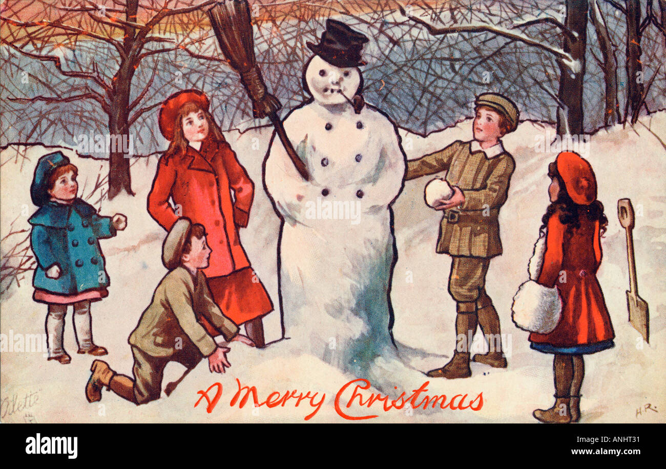 History of a snowman hi-res stock photography and images - Alamy