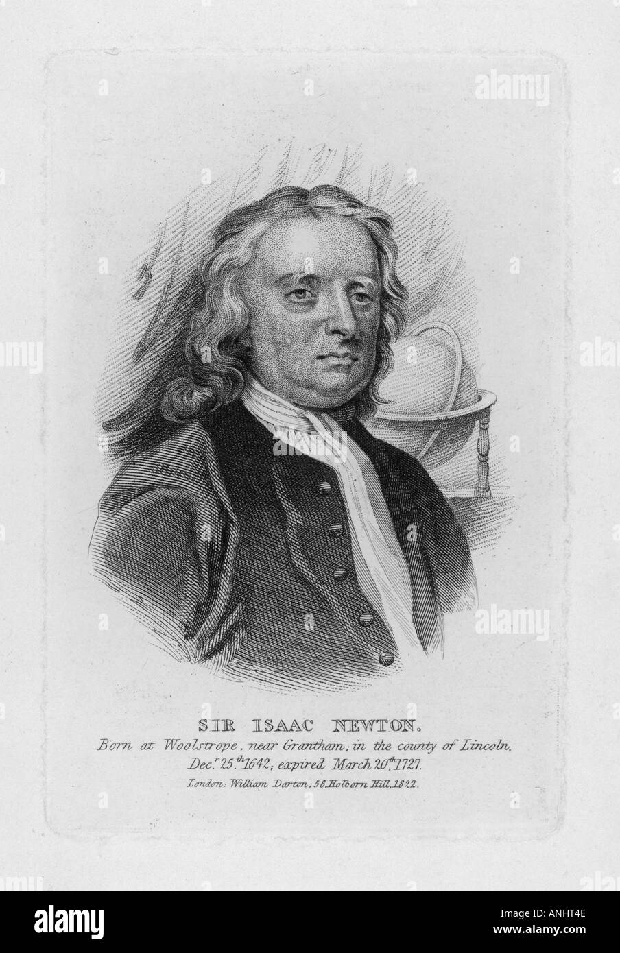 Sir isaac newton Black and White Stock Photos & Images - Alamy