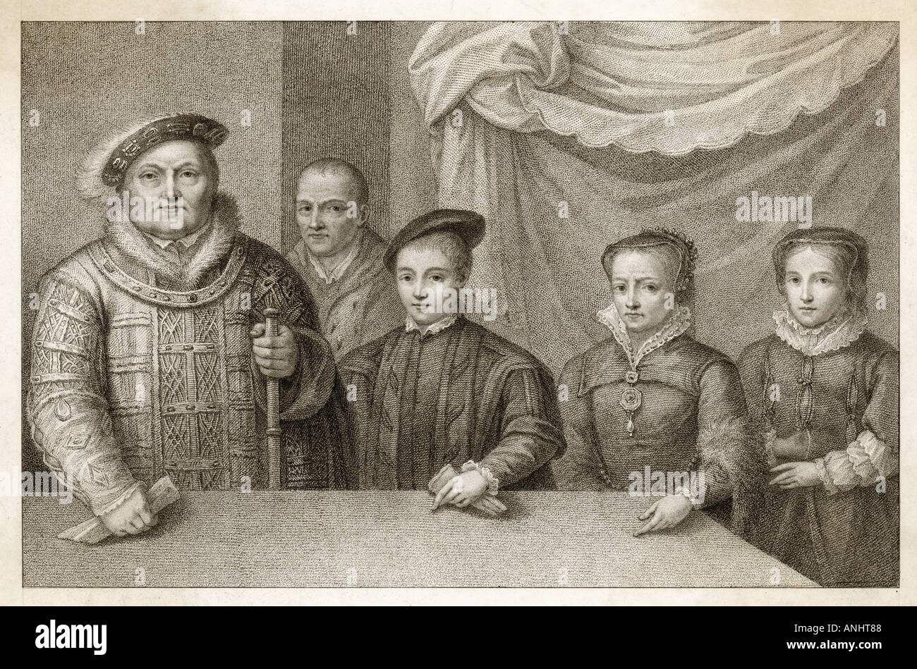 Henry viii and children hi-res stock photography and images - Alamy