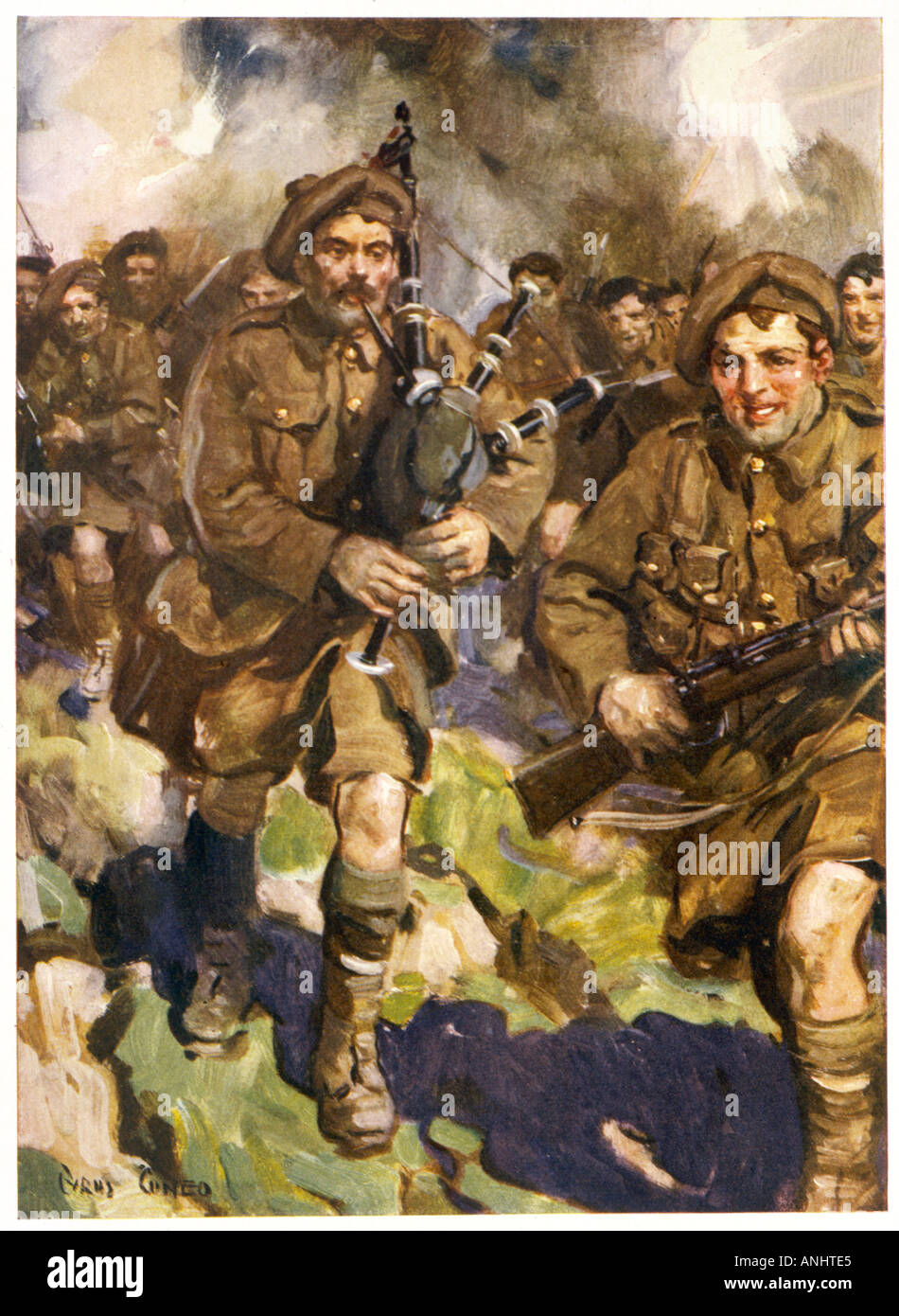 Wwi 1915 Simpson At Loos Stock Photo - Alamy