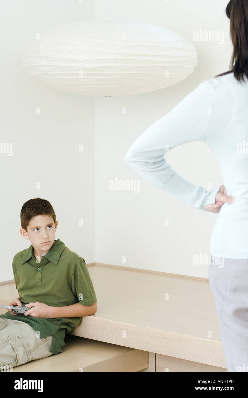 Miscommunication parents children hi-res stock photography and images ...