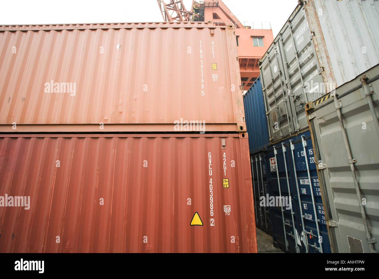 Cargo freight containers port hi-res stock photography and images - Alamy