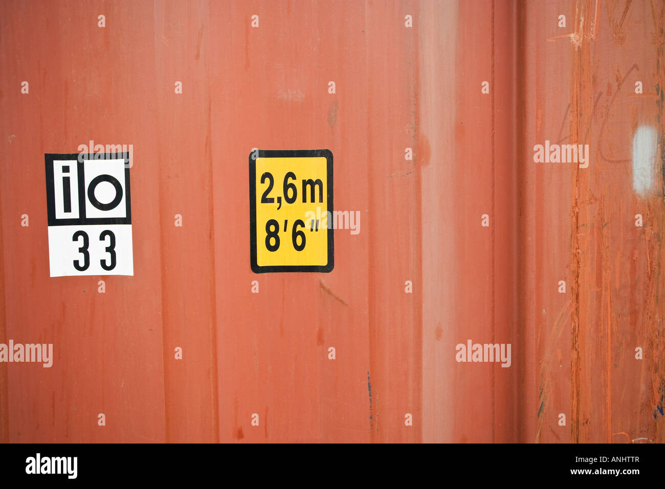 Cargo Container Dimensions Hi Res Stock Photography And Images Alamy