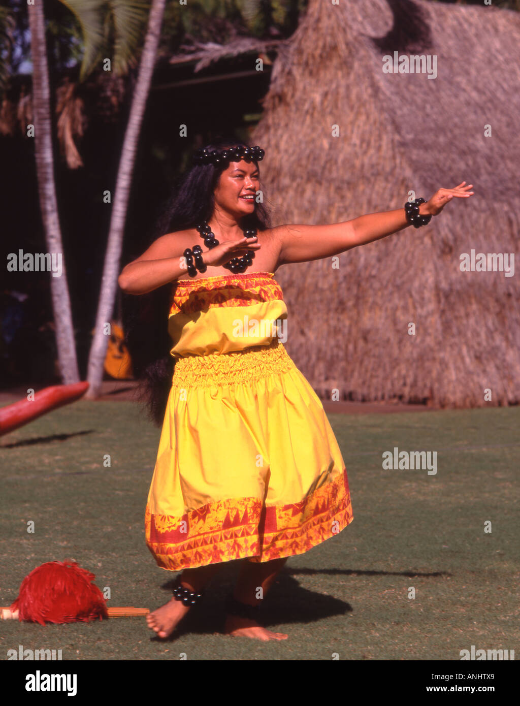 Hawaii honolulu hula show travel u s a hawaii oahu hi-res stock ...