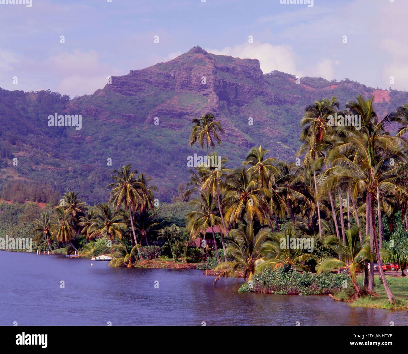U S A Hawaii Kauai Na Pali coast Wailua River scenery Stock Photo - Alamy