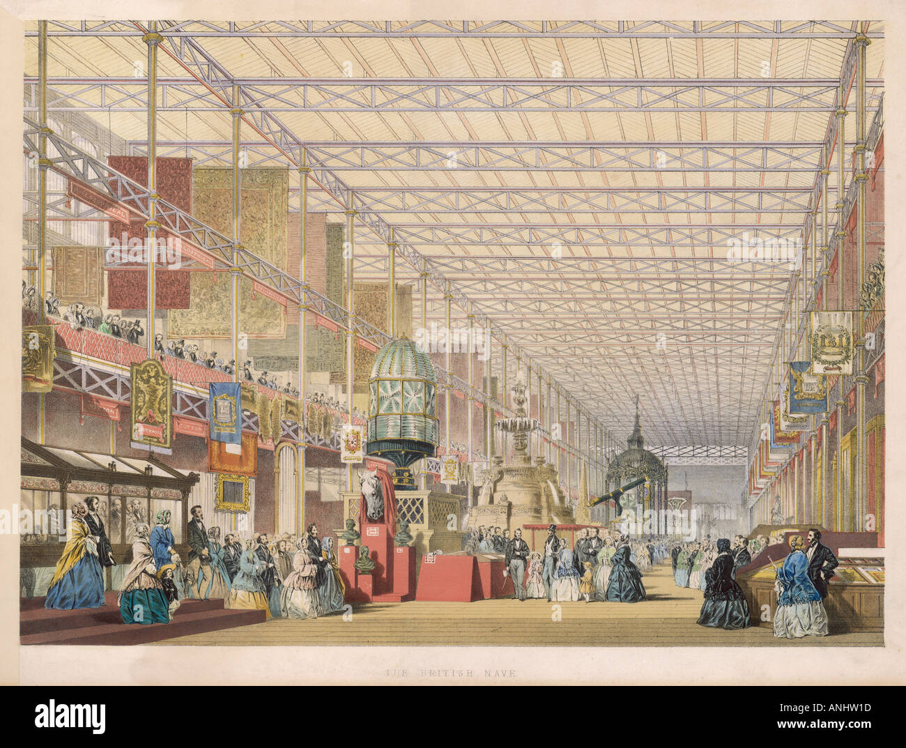 Crystal palace exhibition nave hi-res stock photography and images - Alamy