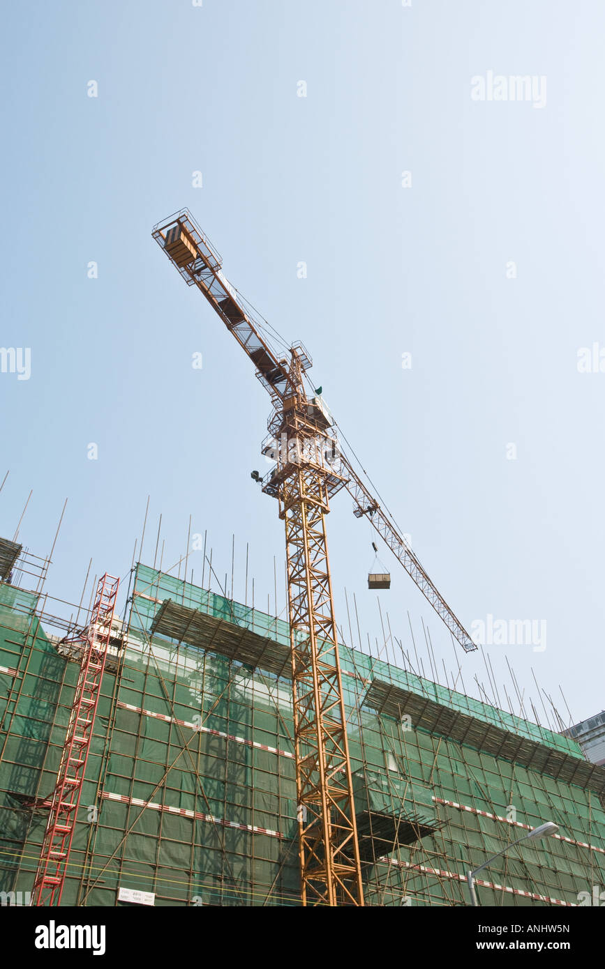 Building undergoing renovation Stock Photo - Alamy