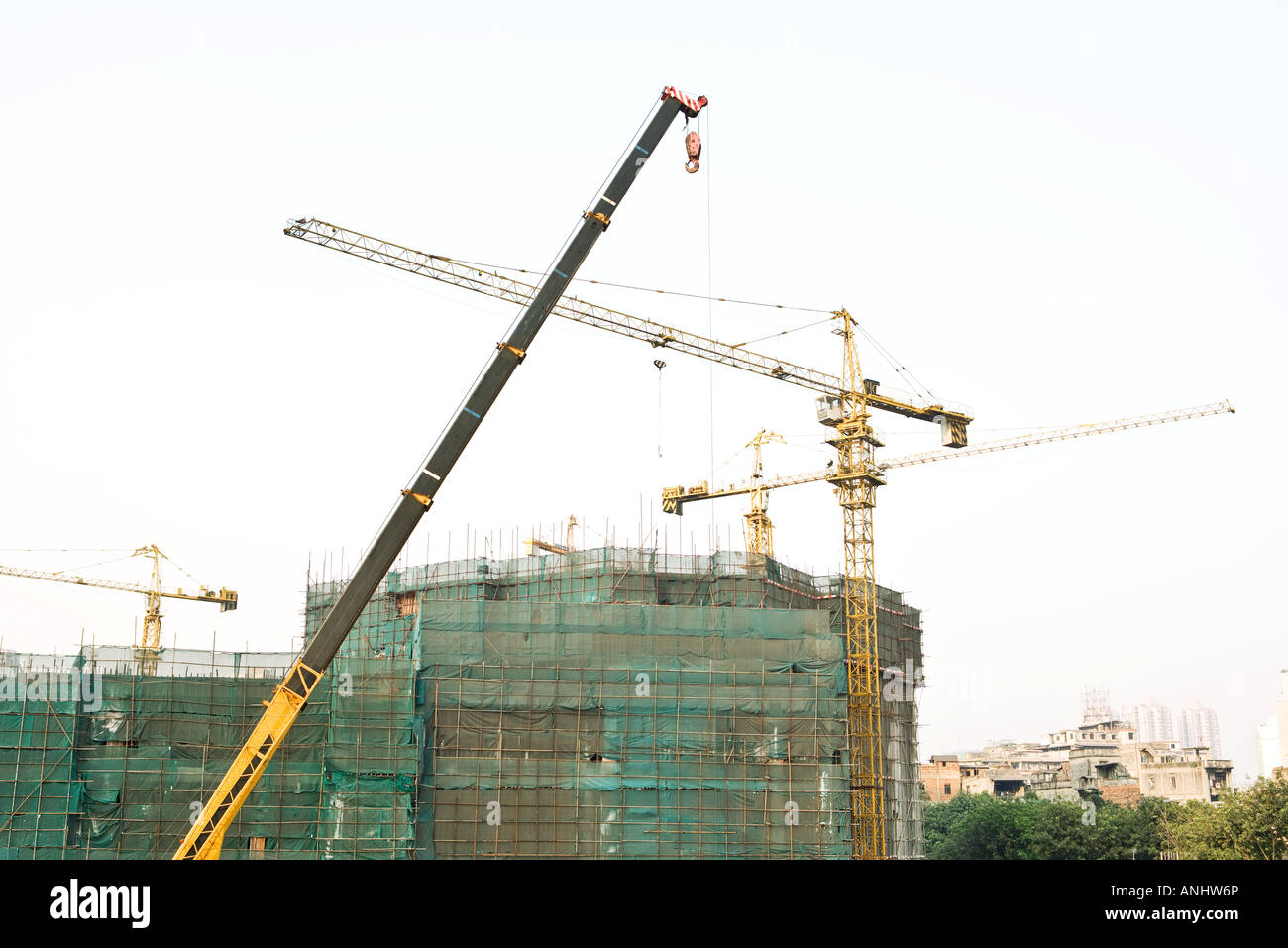 Building undergoing renovation Stock Photo - Alamy