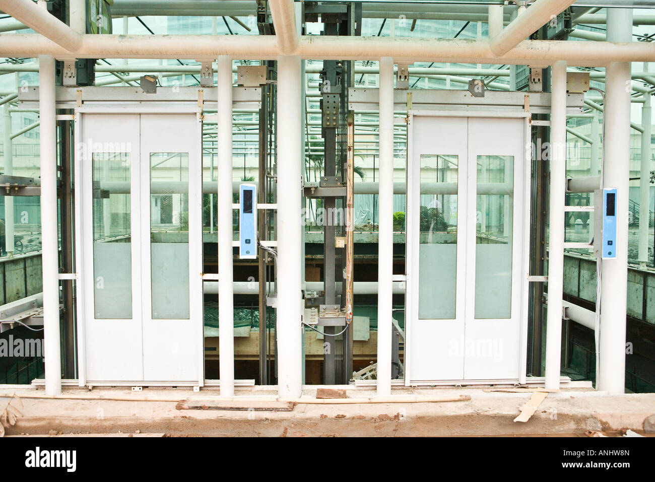 Elevator shaft access doors hi-res stock photography and images - Alamy