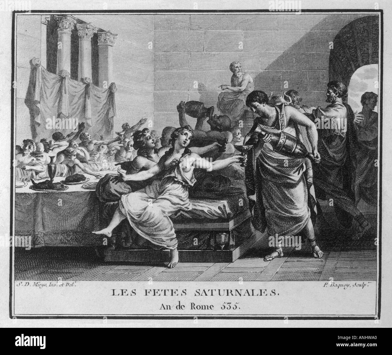 Ancient roman banquet hi-res stock photography and images - Alamy