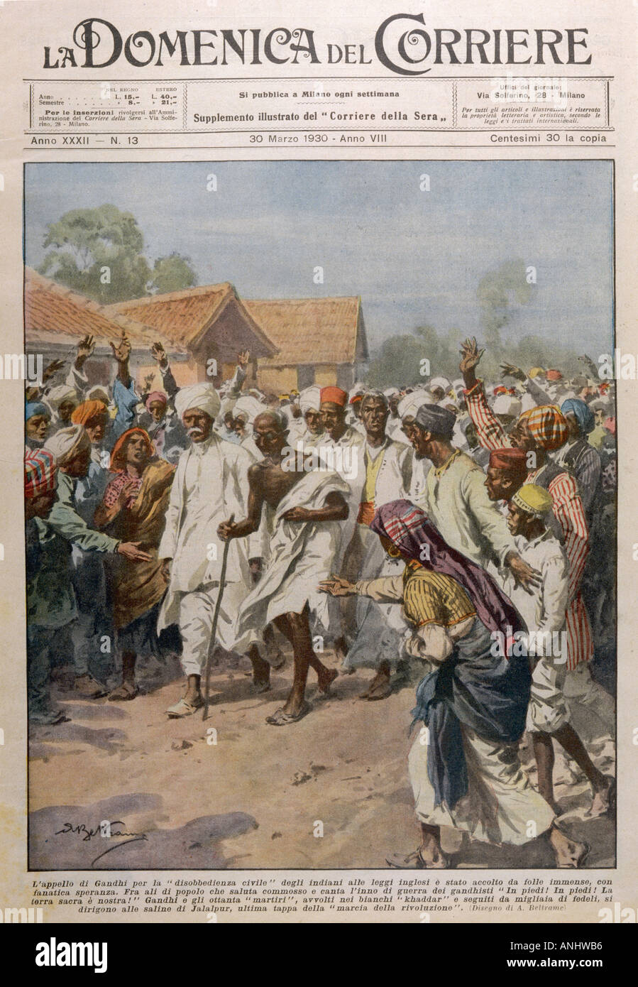 Mahatma gandhi salt march hi-res stock photography and images - Alamy