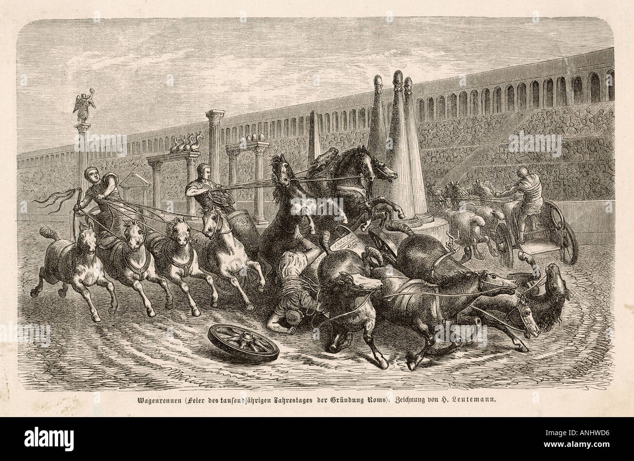Chariot racing rome hi-res stock photography and images - Alamy