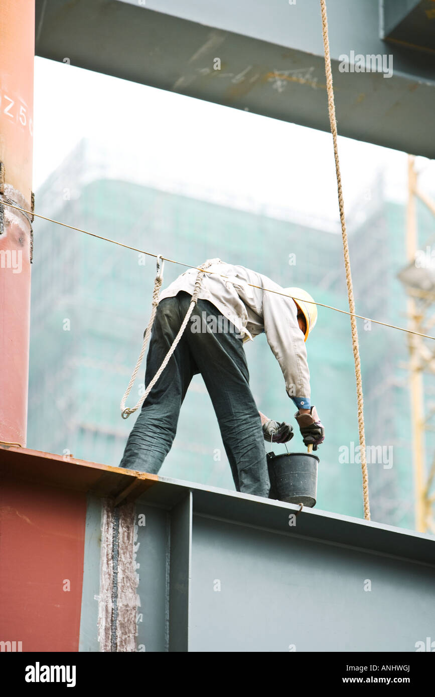 Construction worker bends hi-res stock photography and images - Alamy