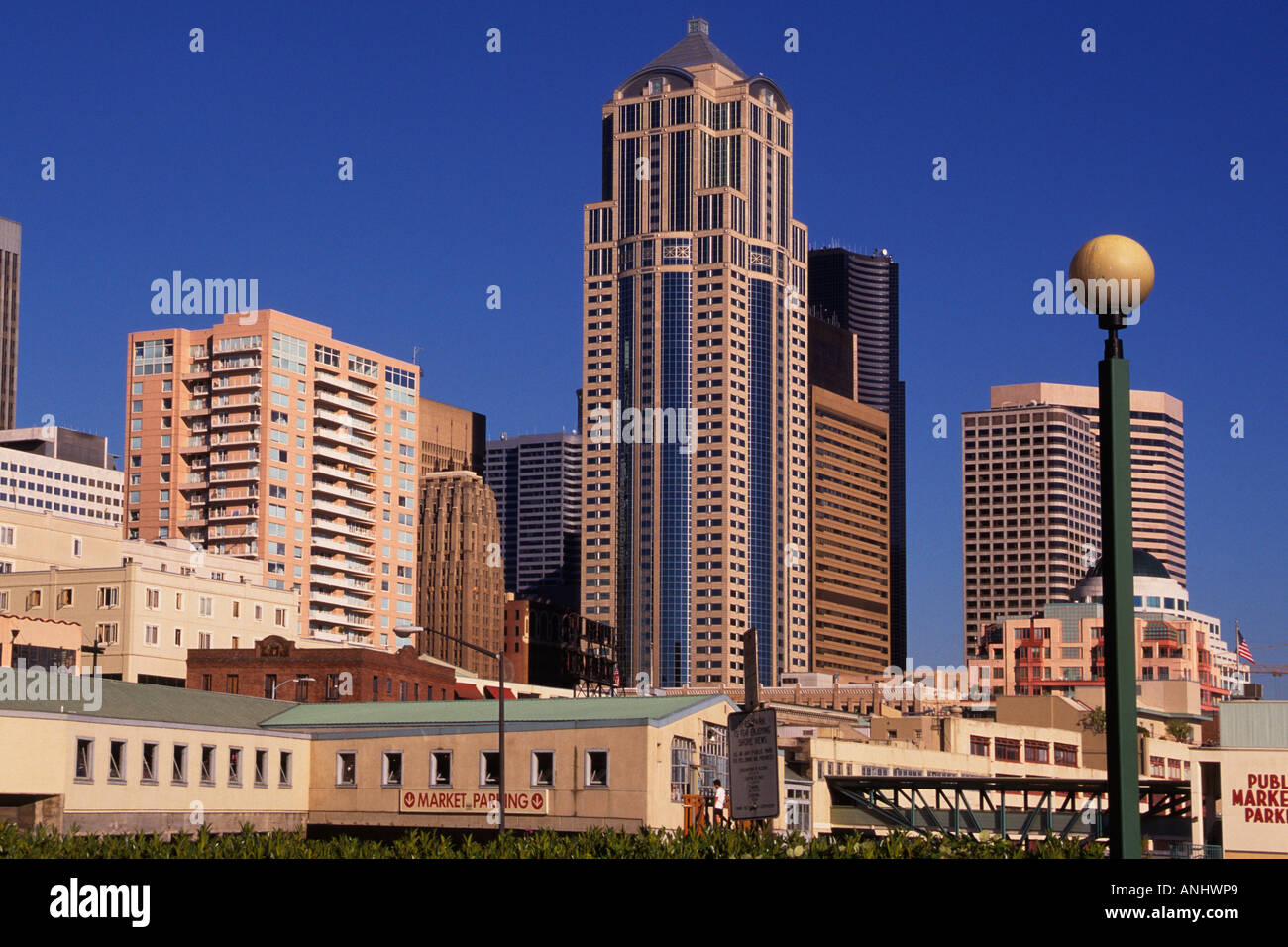 USA State of Washington The American Pacific Northwest. Downtown ...