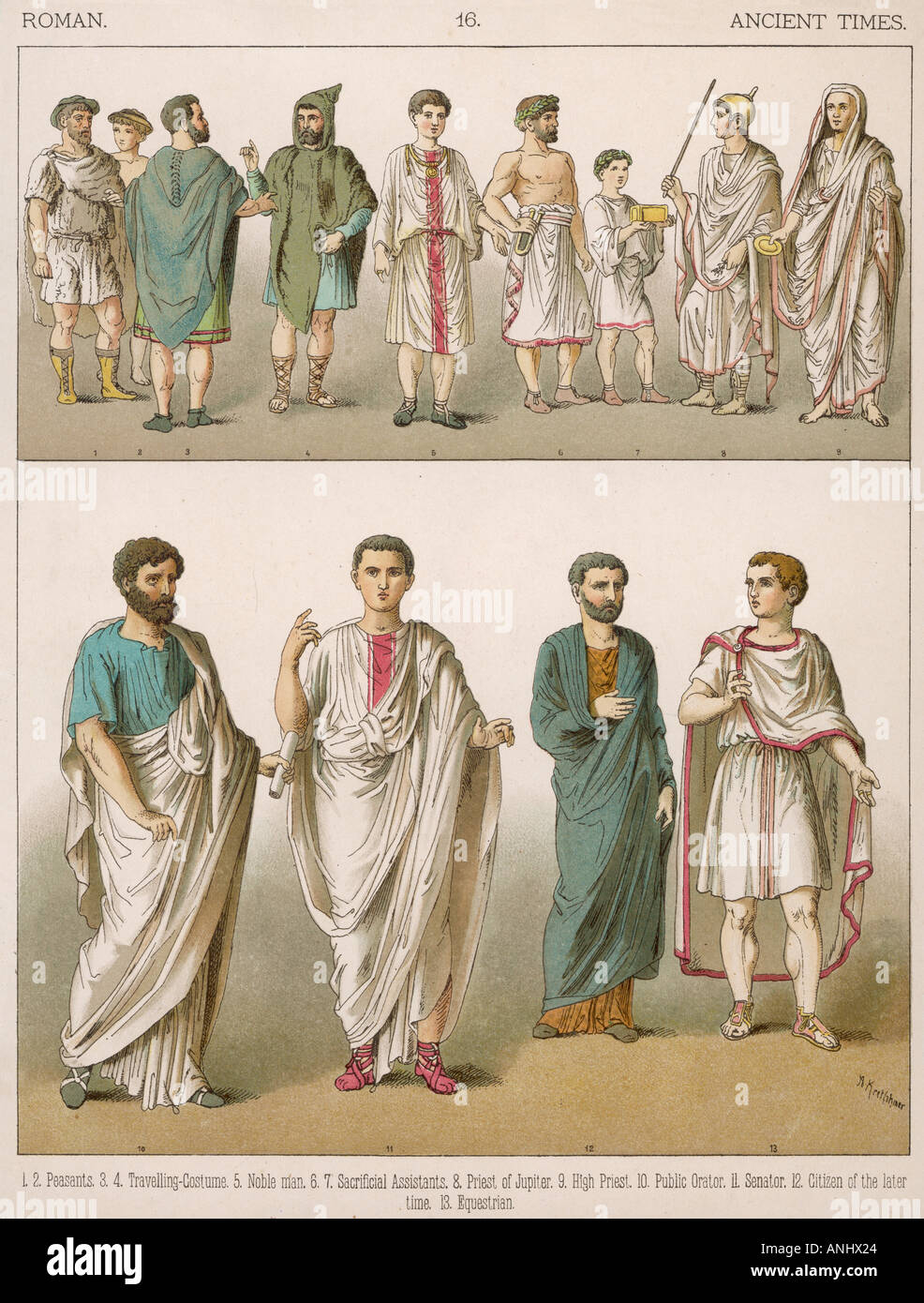 Costume Roman Men Stock Photo - Alamy