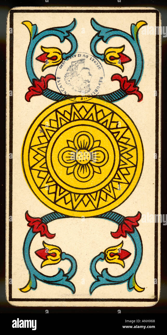 Ace of coins hi-res stock photography and images - Alamy