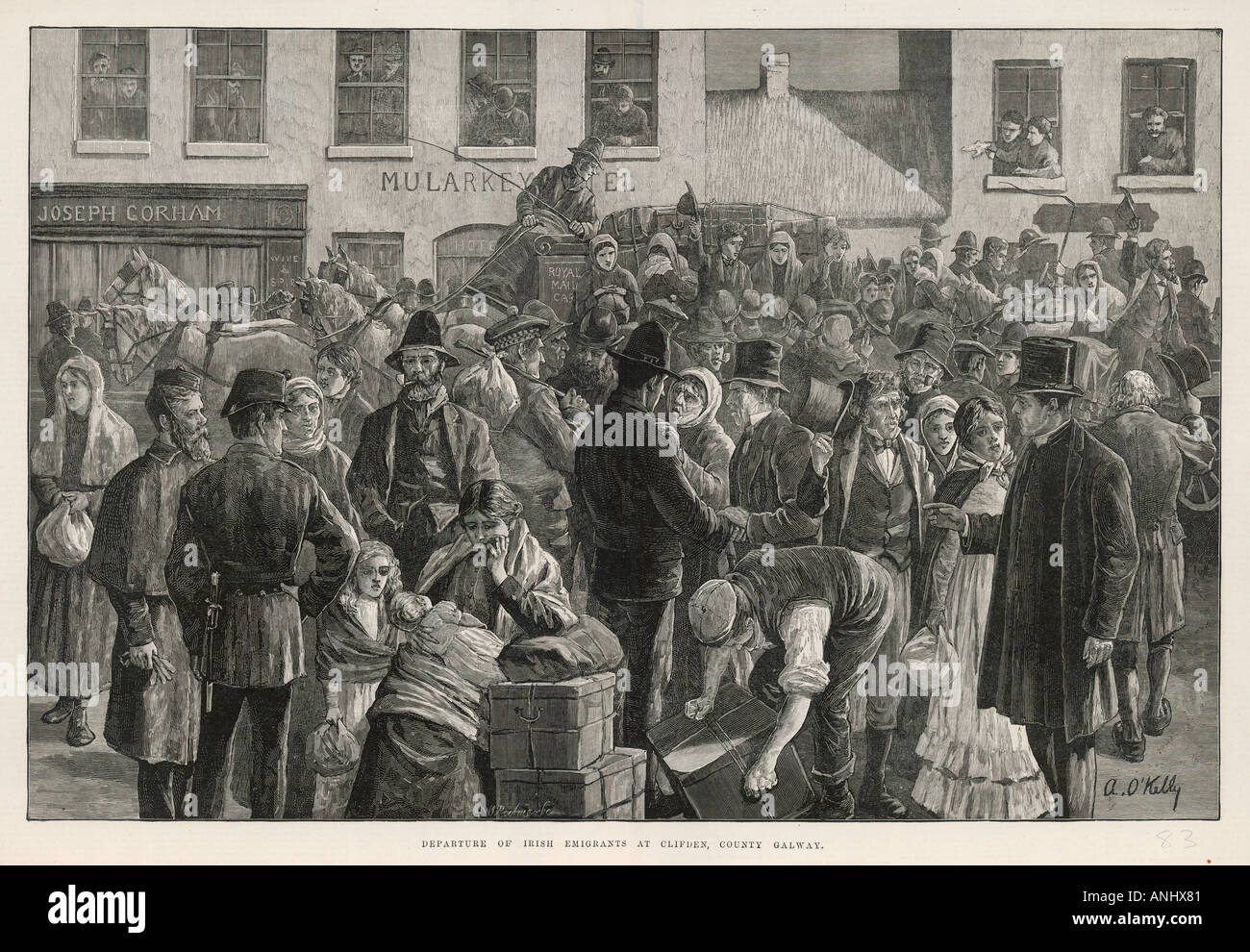 Preparing To Emigrate Stock Photo - Alamy