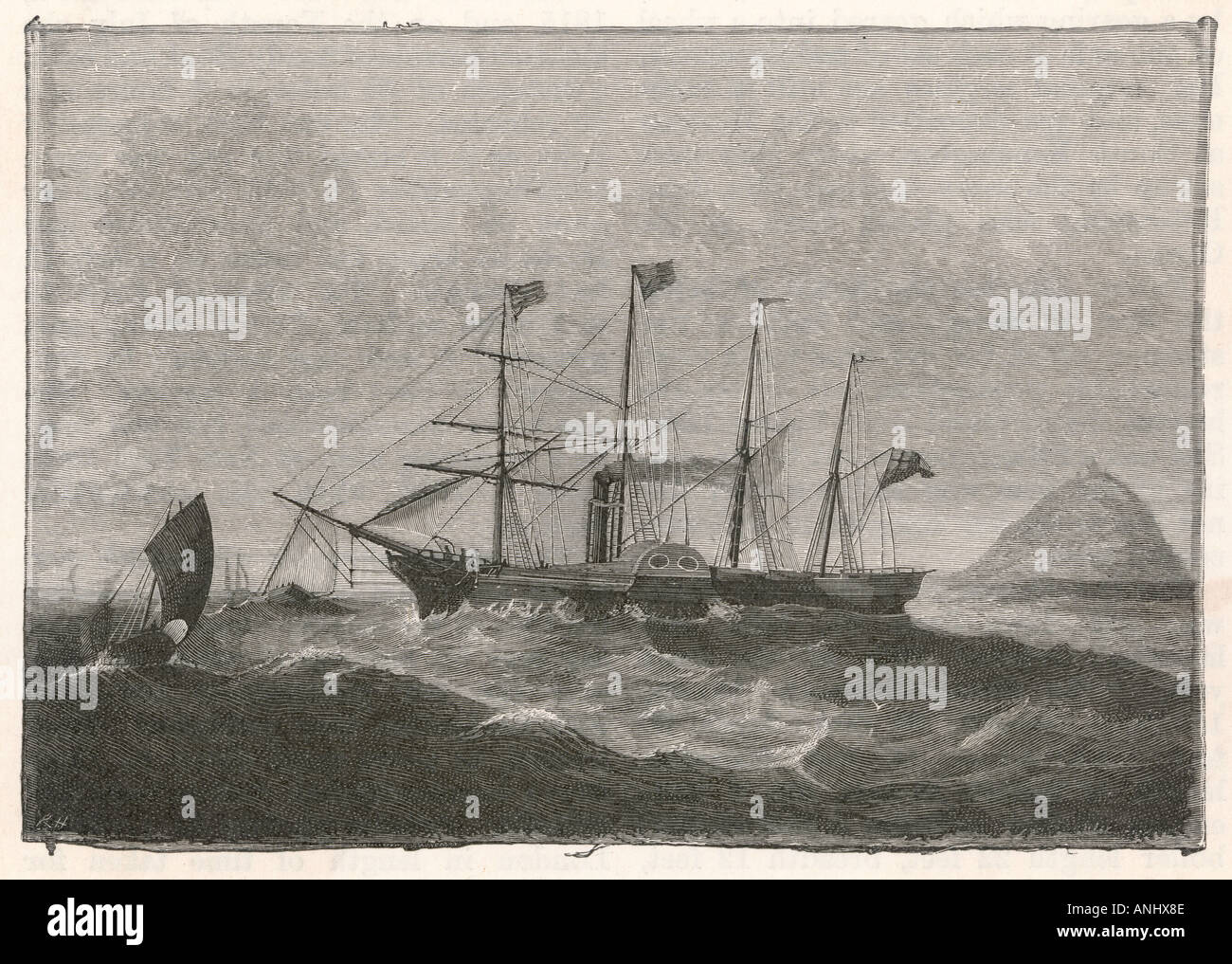 1840 ships history historical hi-res stock photography and images - Alamy