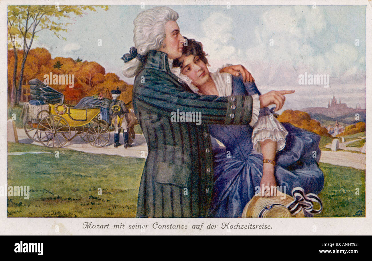 Mozart and constance hi-res stock photography and images - Alamy