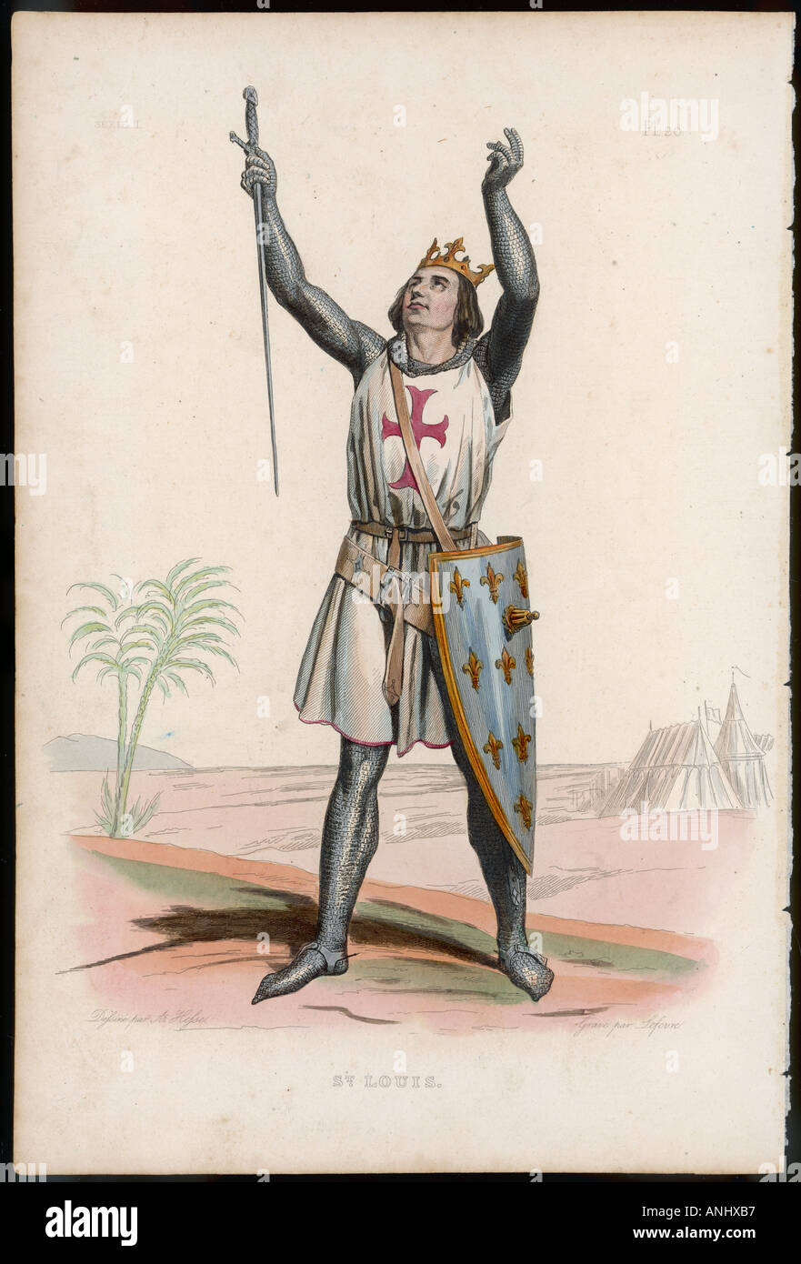 Louis Ix French Royalty Stock Photo - Alamy