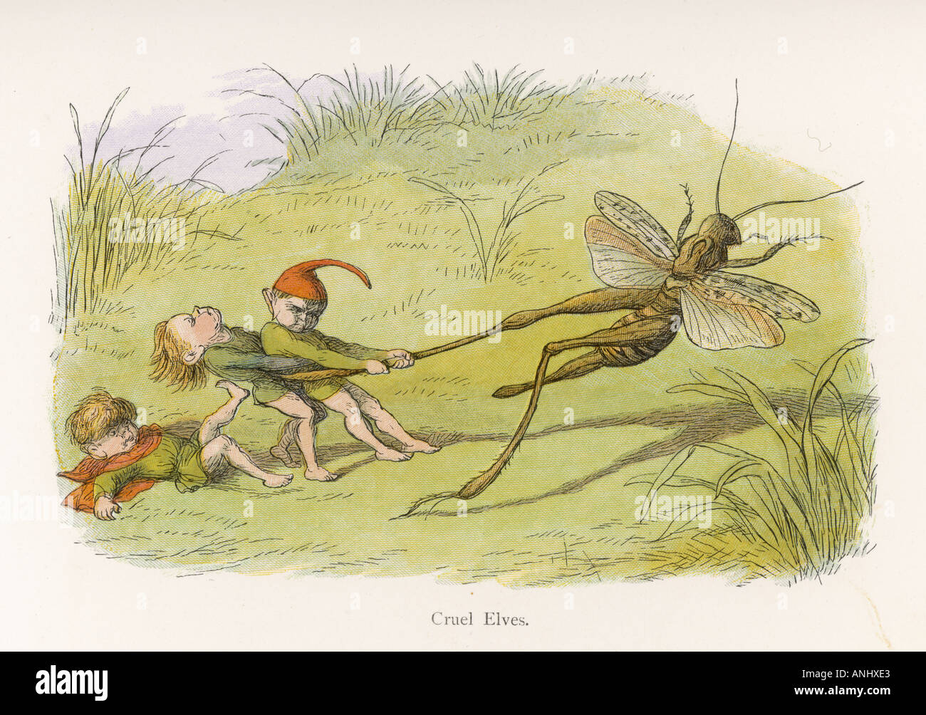 Little Folk Elves Stock Photo - Alamy