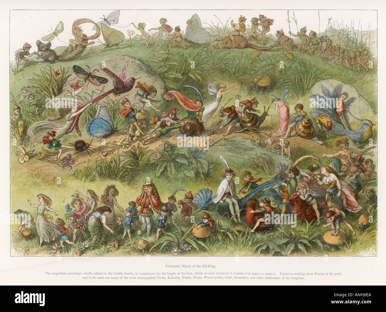 Little Folk Elves Stock Photo - Alamy