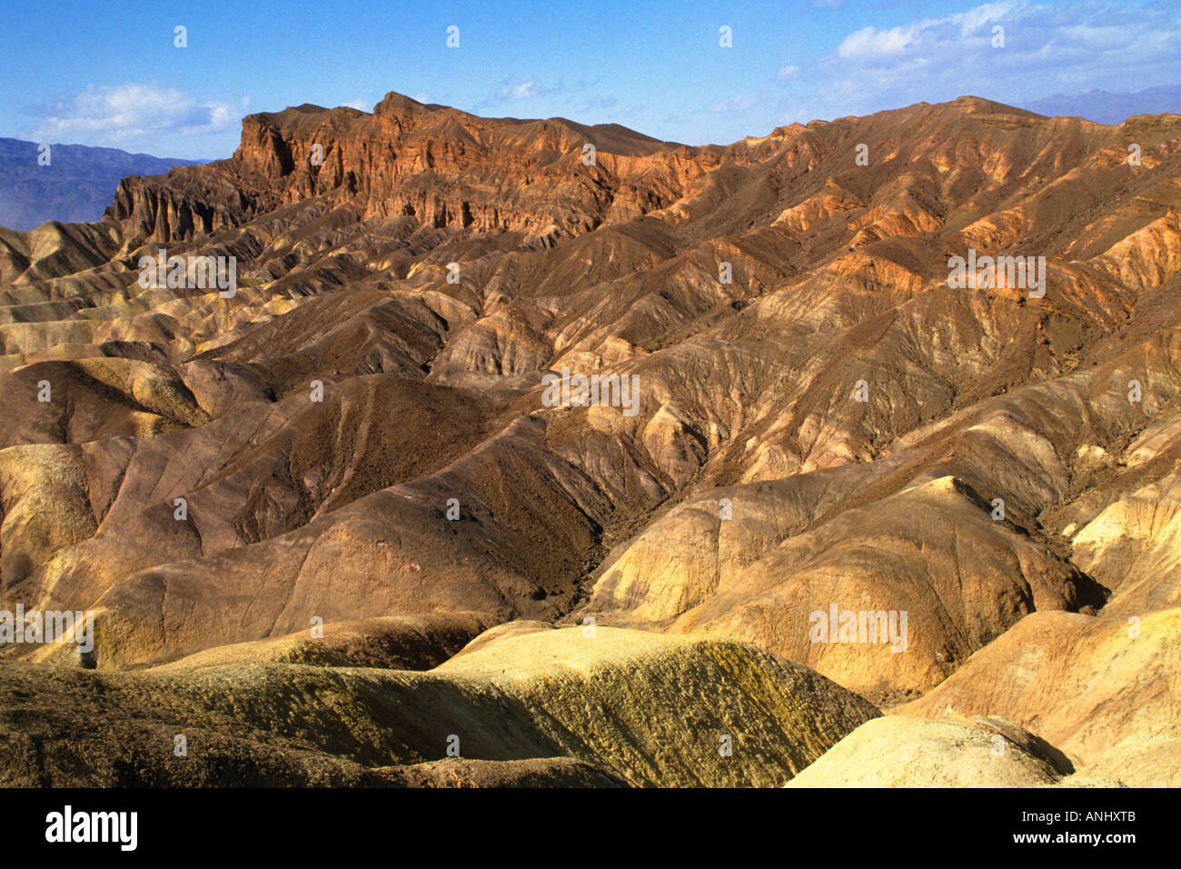Death Valley National Park Zabriski Point National Monument desolate moonscape on planet earth ...