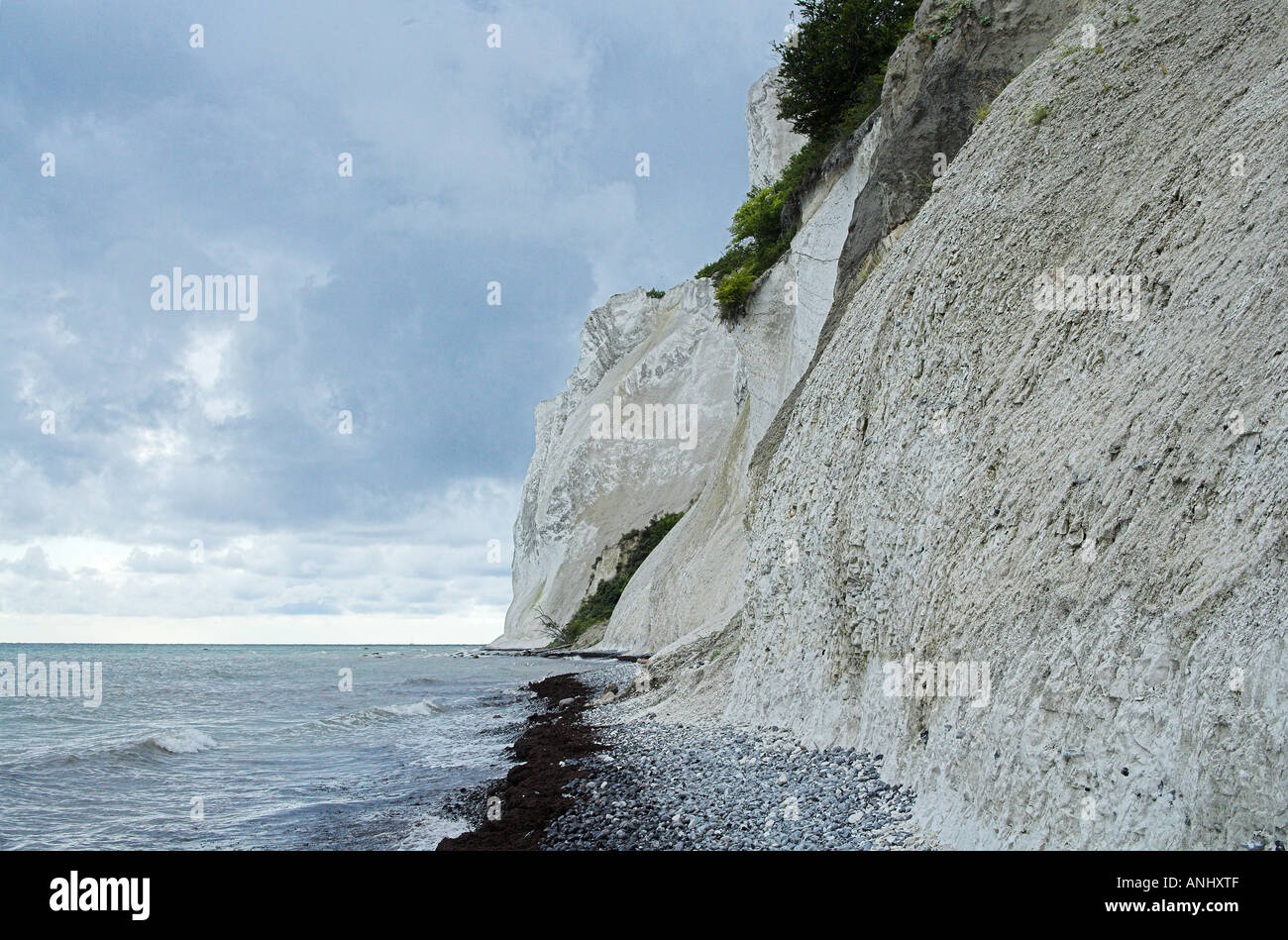Denmarks island Mon chalk rocks Stock Photo - Alamy