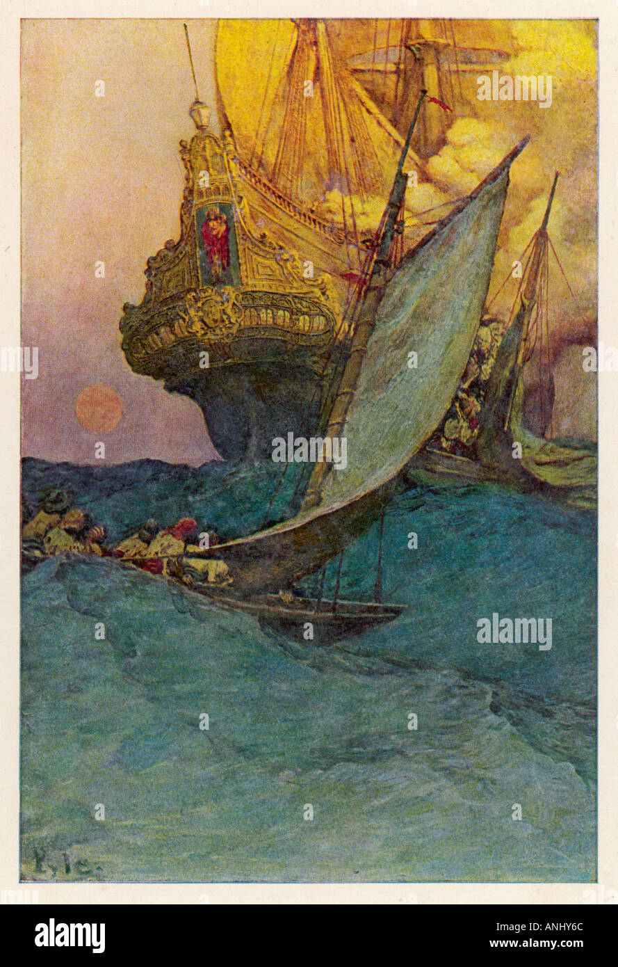 Galleon Pirates High Resolution Stock Photography and Images - Alamy