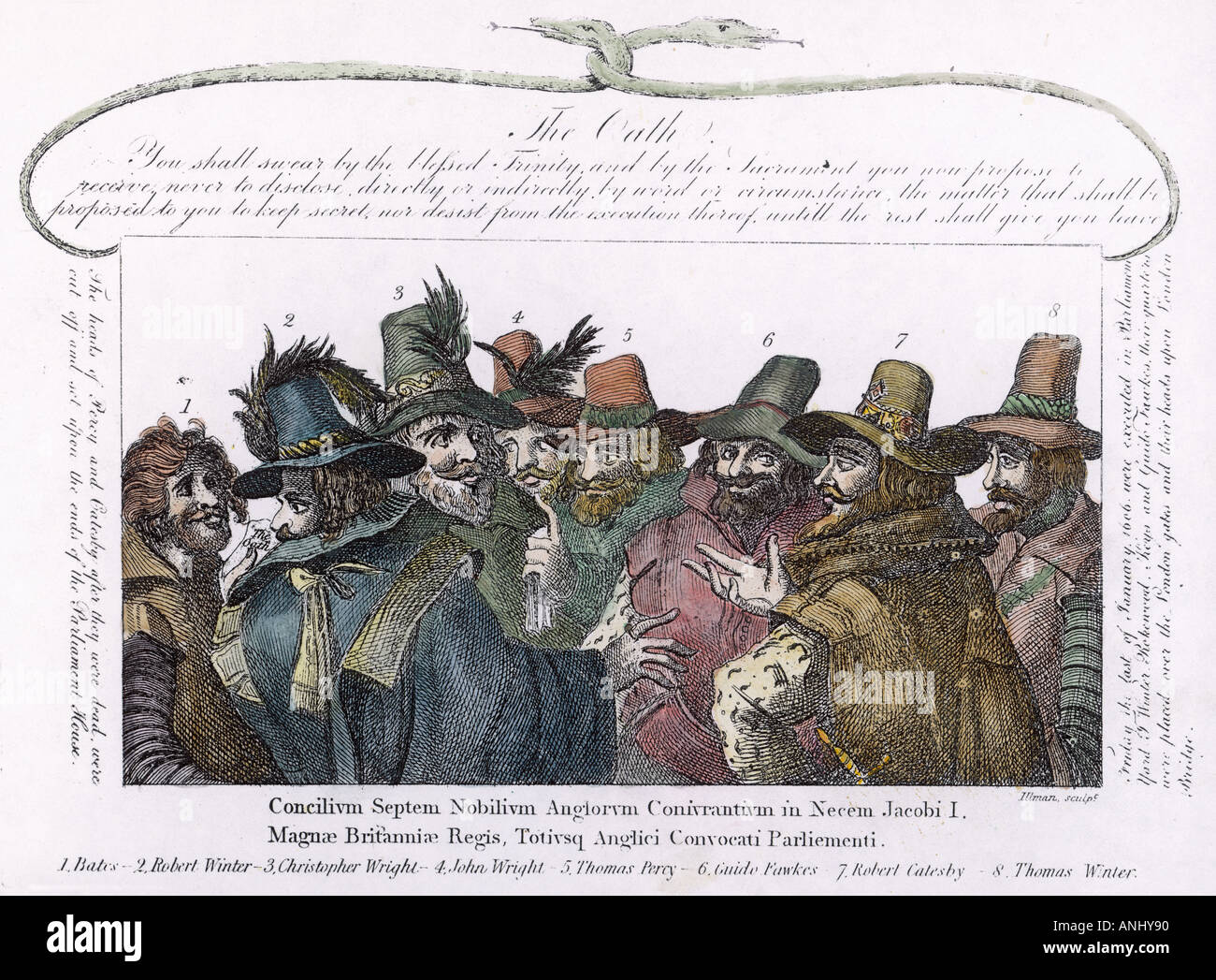 Gunpowder plot conspirators hi-res stock photography and images - Alamy