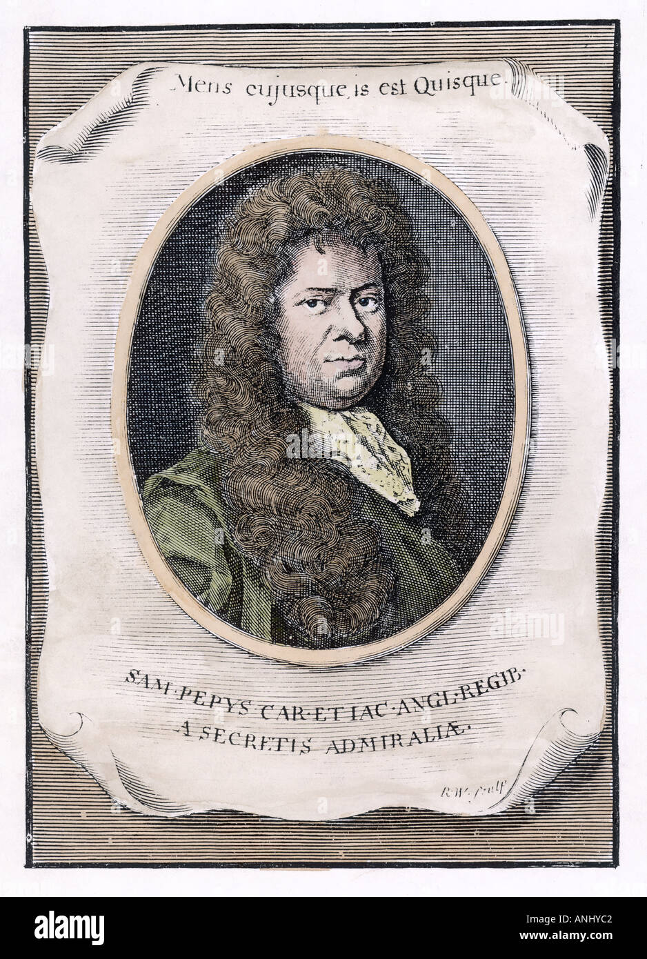 1633 samuel pepys hi-res stock photography and images - Alamy