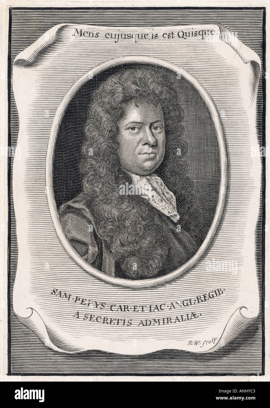 1633 samuel pepys hi-res stock photography and images - Alamy
