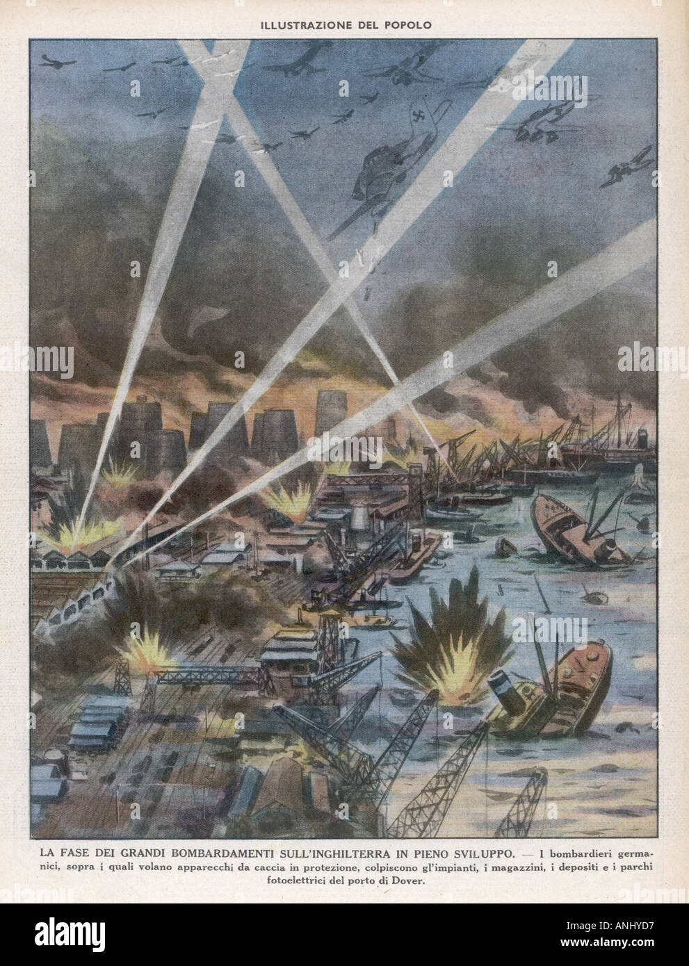 Dover Bombed 1940 Stock Photo - Alamy