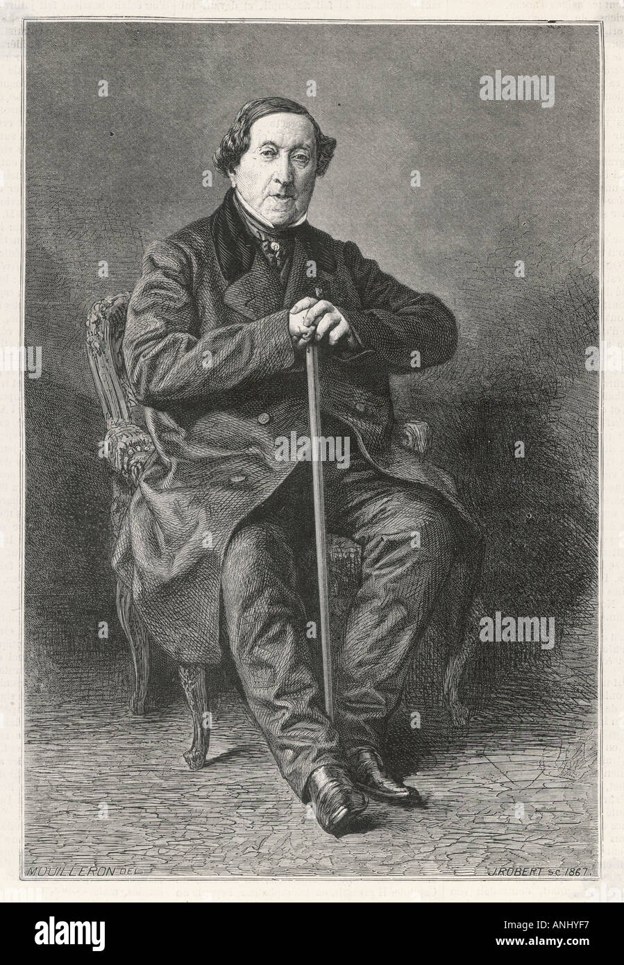 Rossini Ils 1867 Robert Stock Photo - Alamy