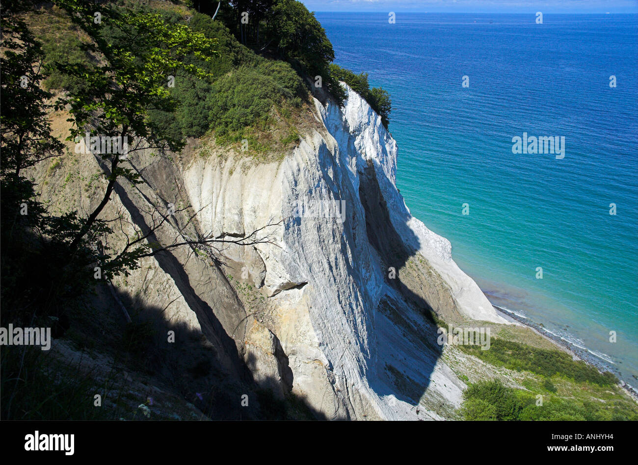 Denmarks island Mon chalk rocks Stock Photo - Alamy