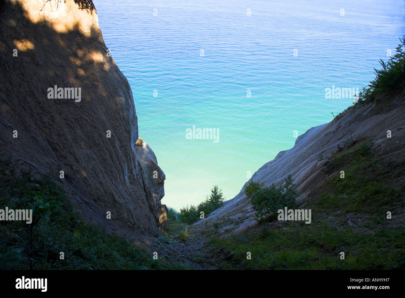 Denmarks island Mon chalk rocks Stock Photo - Alamy
