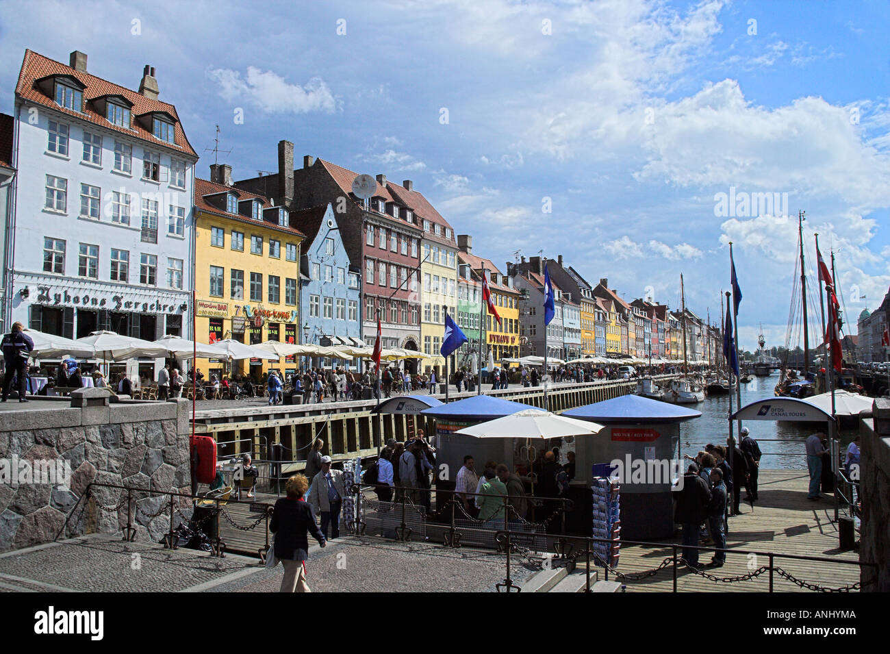 Kopenhagen Capitol City of Denmark Hauptstadt von Daenemark Nyhavn ...