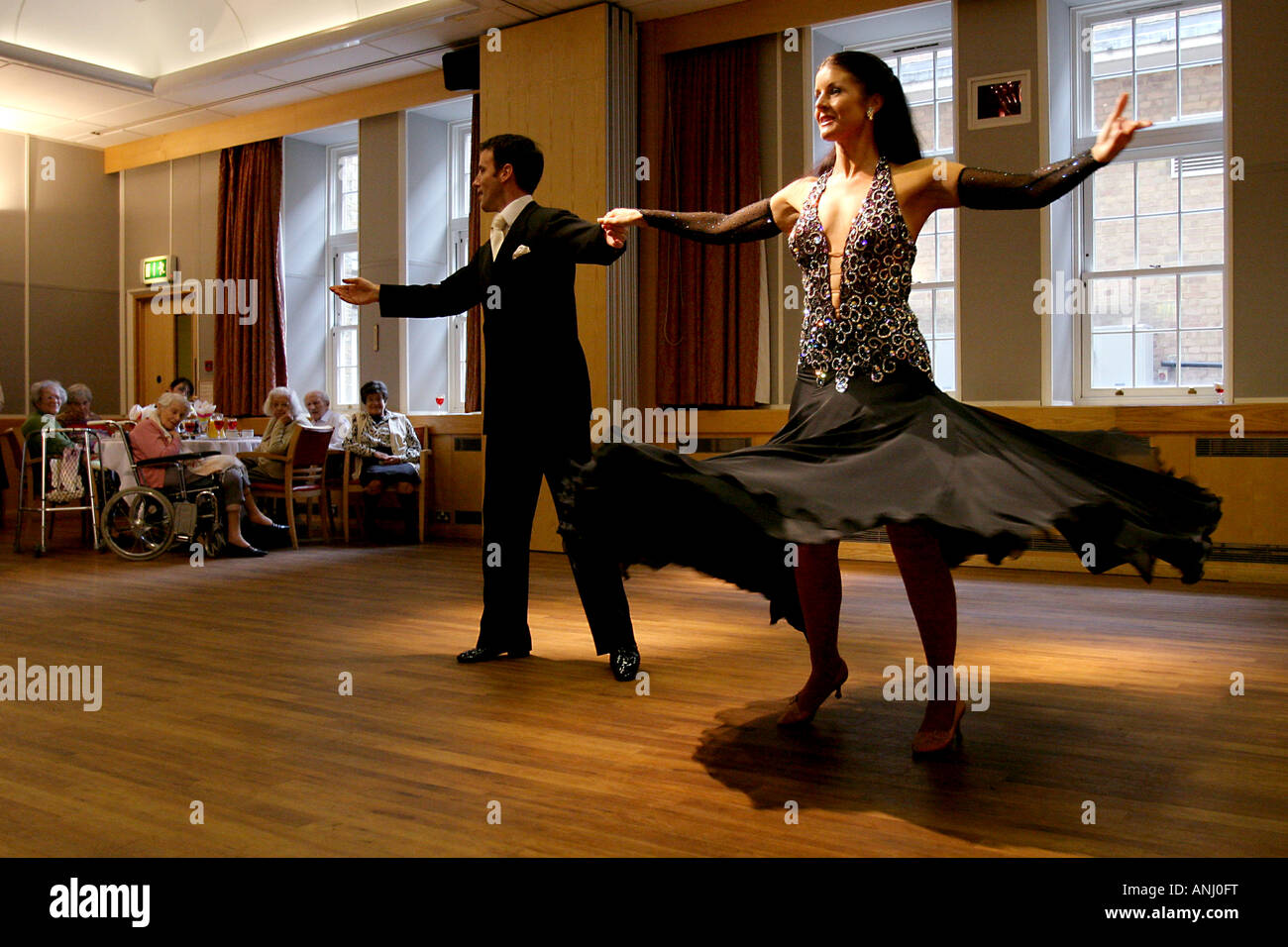 Anton du Beke and Erin Boag from the TV show Strictly Come Dancing ...