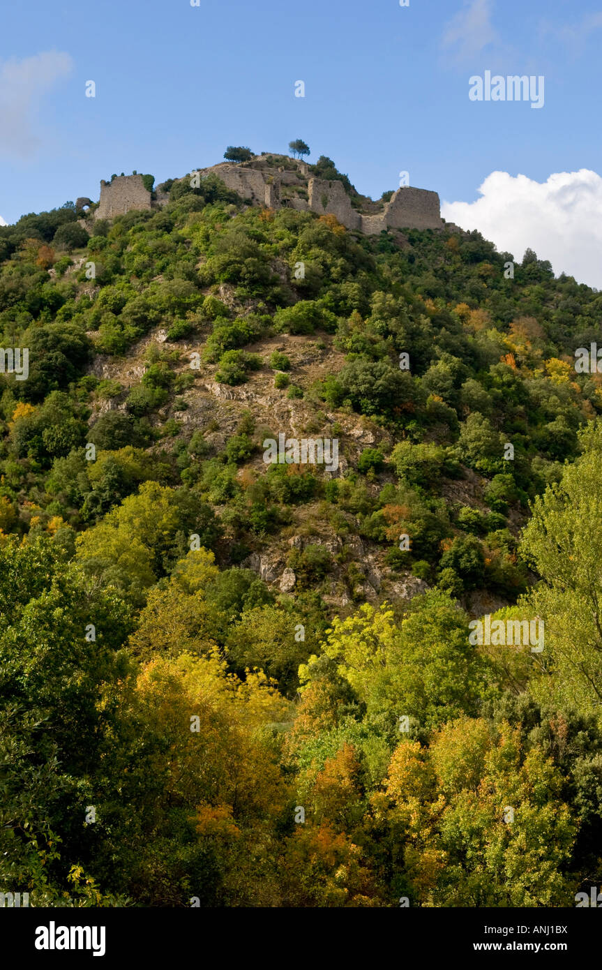 Chateau Termes Aude Languedoc France Stock Photo - Alamy